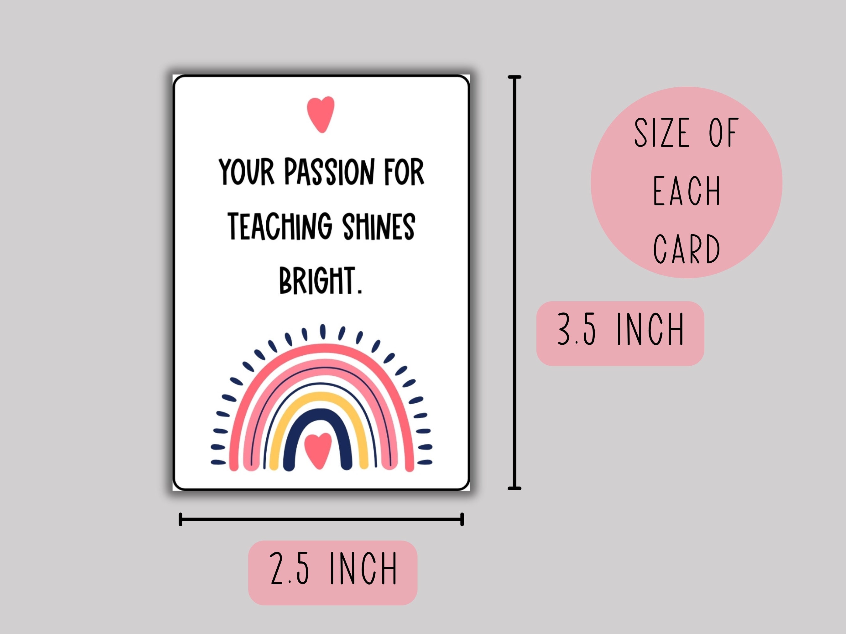 Teacher Affirmation Cards, Teacher Appreciation Gift, Printable Cards ...