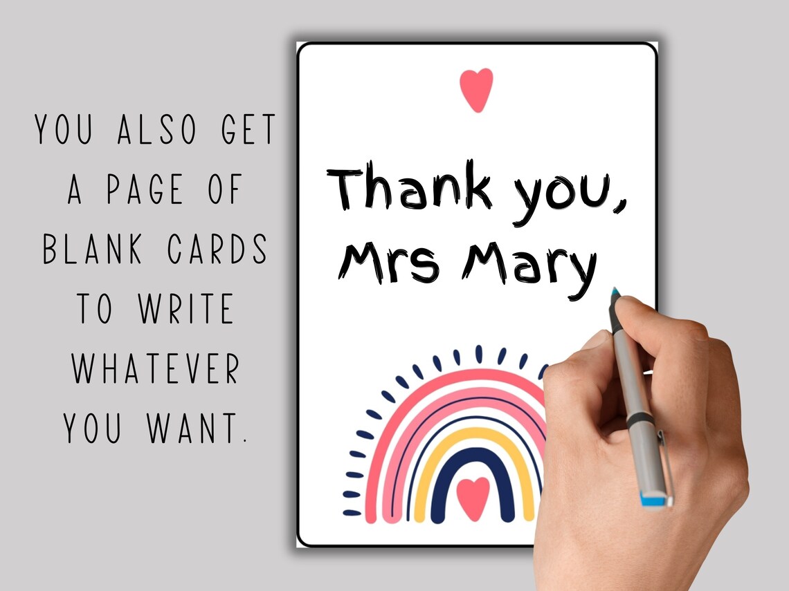Teacher Affirmation Cards, Teacher Appreciation Gift, Printable Cards ...