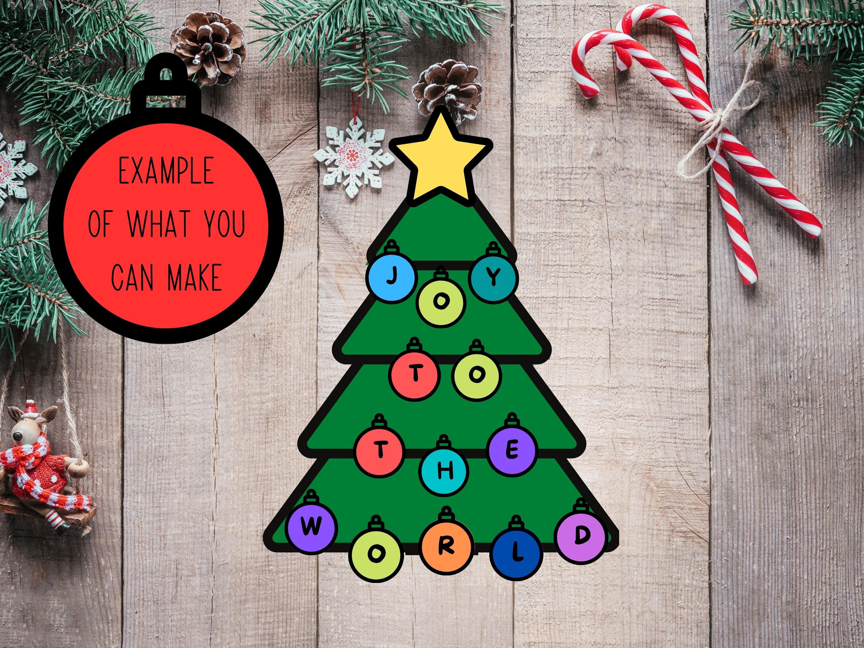 Printable Christmas Activity, Christmas Craft Kids, Make an Ornament ...