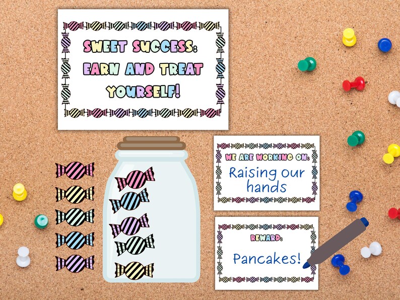 Classroom Reward Jar System / Printable Behavior Management / Teamwork ...