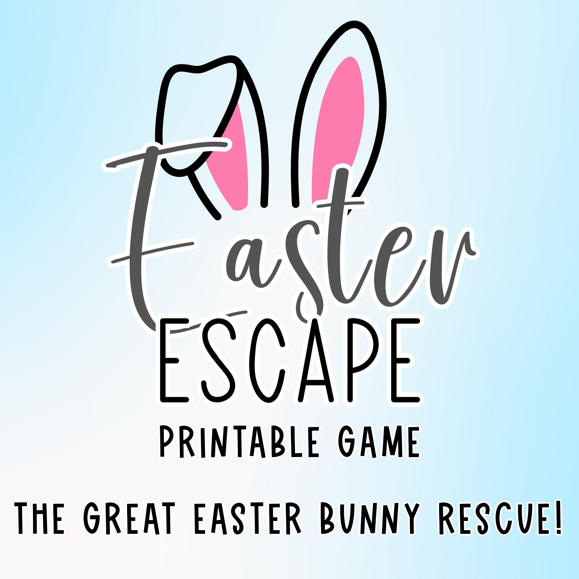 Easter Escape Room Printable Game for Kids / Fun Easter Activity for ...