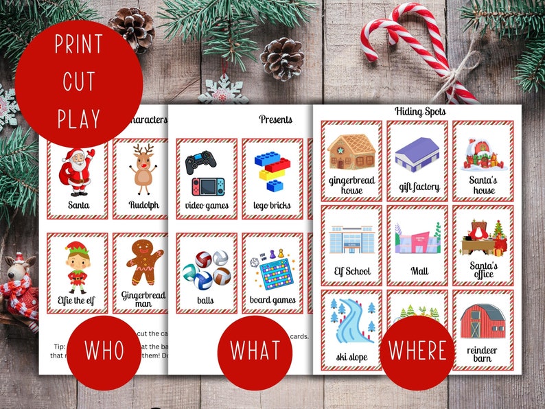 Printable Mystery Game, Christmas Whodunit, Family Game, Holiday Cluedo ...