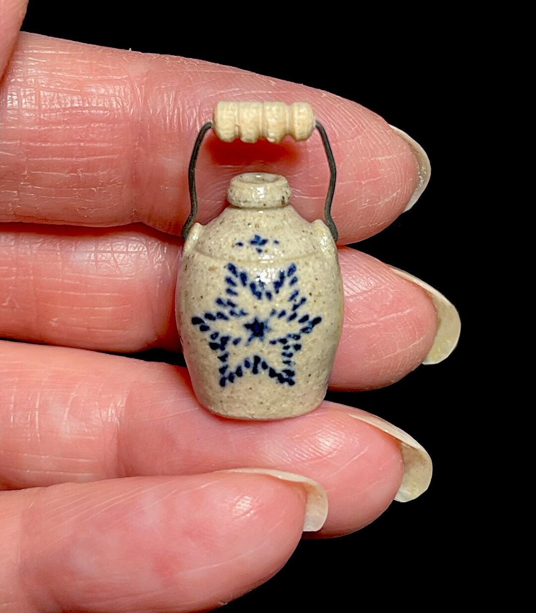 IGMA Jane Graber Pottery Christmas Star Bottle / Jug - Etsy