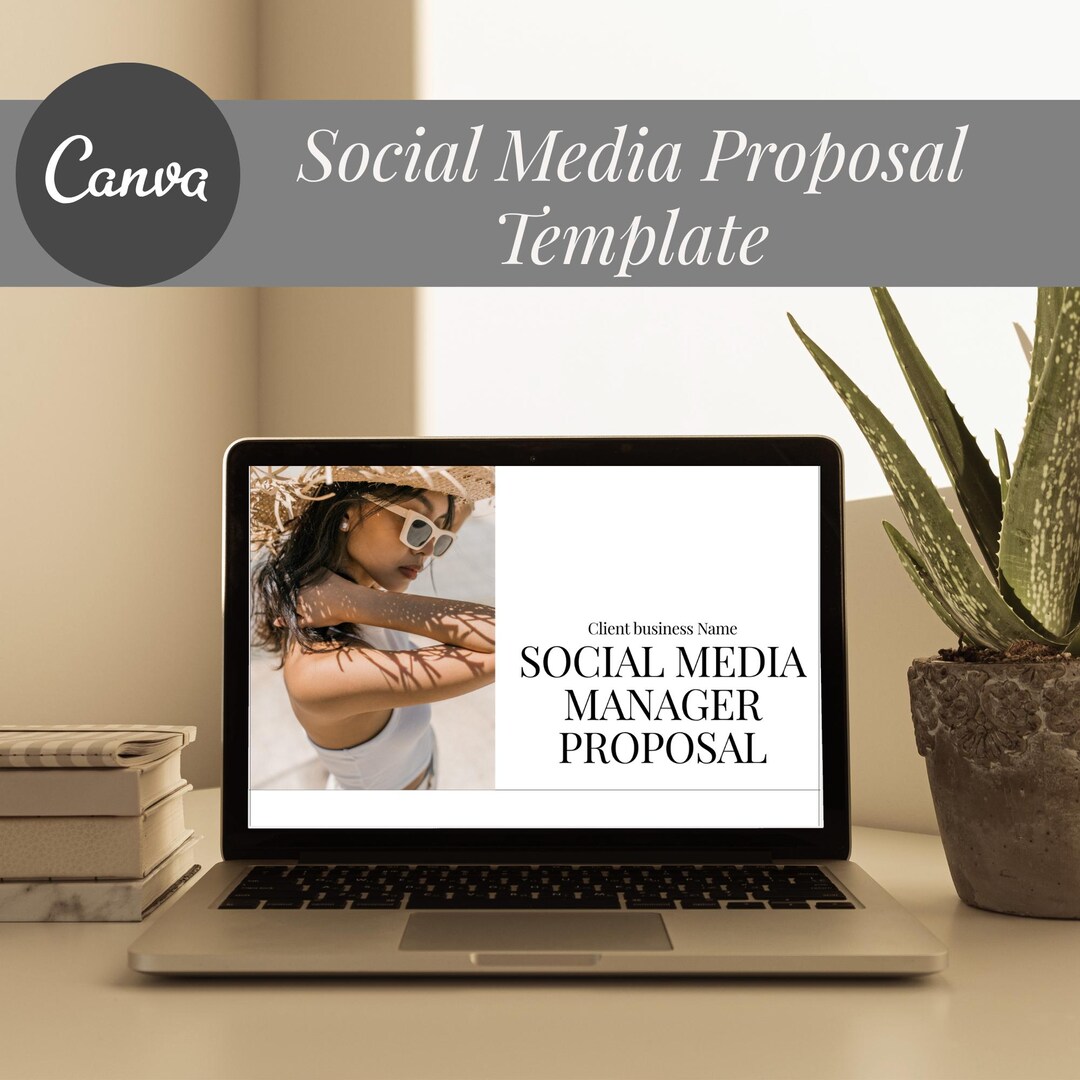 15-page Social Media Proposal Template for Canva | Editable Client Proposal | Social Media ...