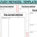 A4 Printable Study Planner Cornell Study Planner the Boxing Study ...