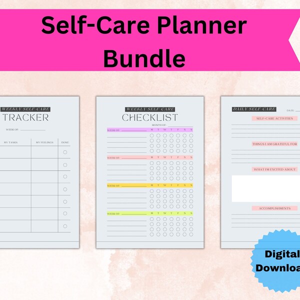 Weekly Mental Health Checklist - Etsy