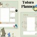 Totoro Weekly & Daily Planner Task Tracker Evernotes Planner Goal ...