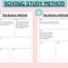 A4 Printable Study Planner | Cornell Study Planner | the Boxing Study ...
