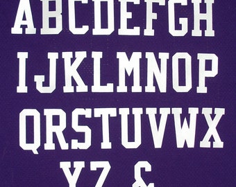 Football Block Letters - Etsy