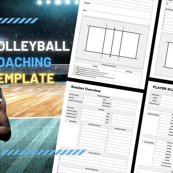 Volleyball Practice Plan - Etsy