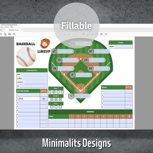 Baseball Lineup, Baseball Lineup Maker, Baseball Game Day Strategy ...