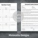 Personal Trainer Sheet, Personal Training Program Template, Fitness ...