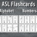 ASL Flashcards, Preschool Flashcards, Printable Montessori Cards, Sign ...