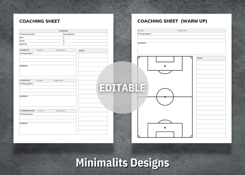 Soccer Coaching Sheet, Football Coaching Sheet, Soccer Practice Plan ...