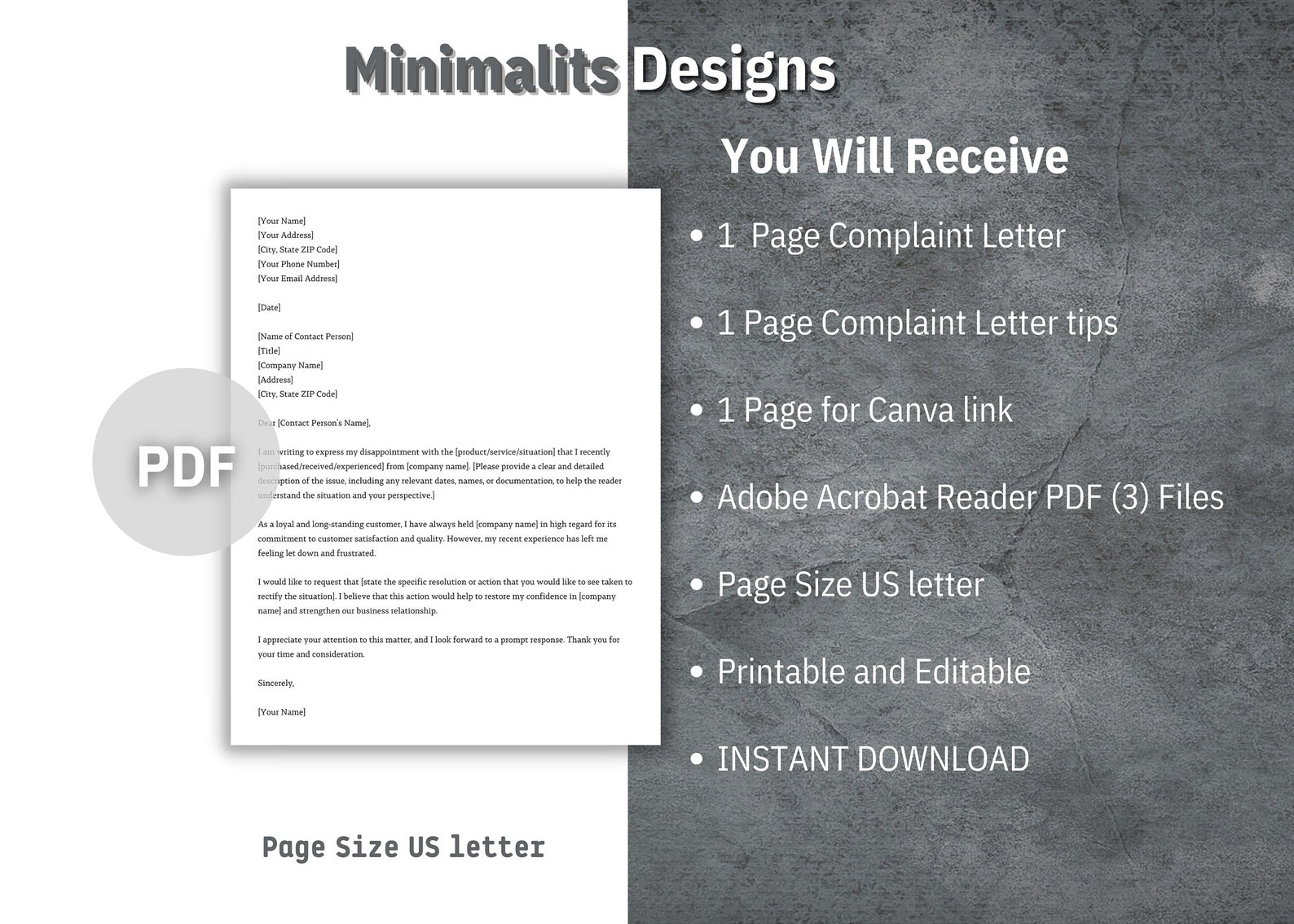 Complaint Letter, Formal Complaint Letter, Letter of Complaint ...
