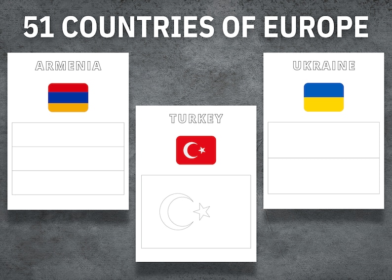 European Flags Coloring Pages, Printable Flags Coloring Pages, European ...