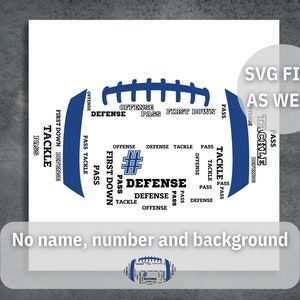 American Football Template, Editable Canva Template, American Football ...