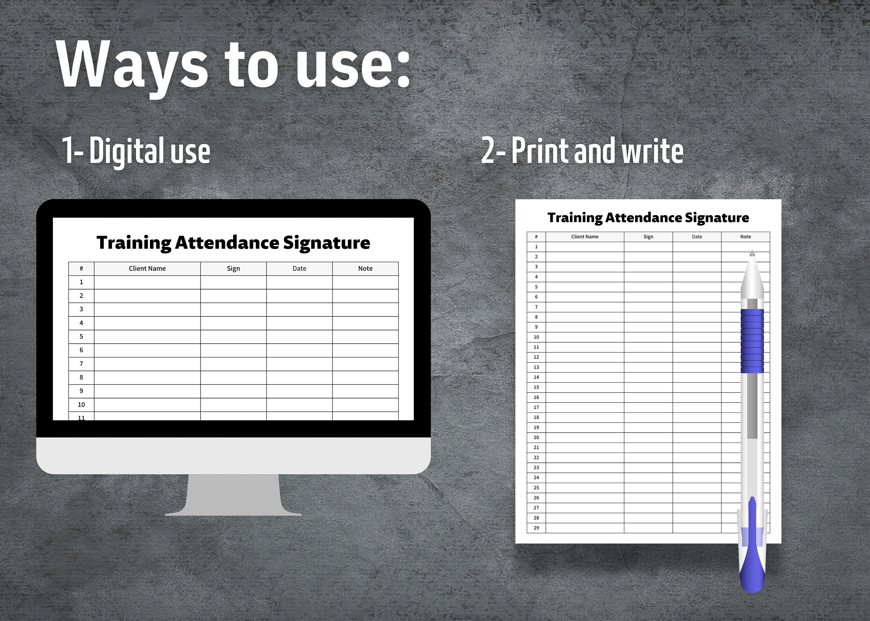 Personal Trainer Sheet Personal Training Program Template - Etsy