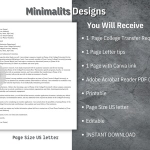 College Transfer Request Letter, Printable College Transfer Request ...
