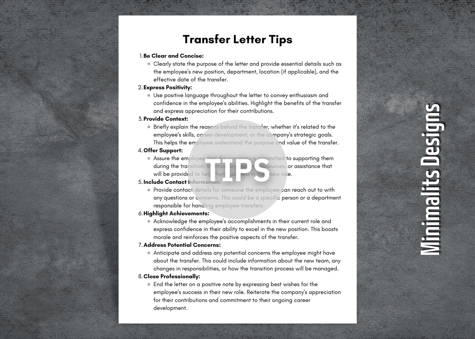 Transfer Letter, Professional Transfer Letter, Printable Job Promotion ...
