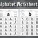 Alphabet Worksheets, Find the Lowercase Letters, Printable Alphabet ...