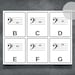 Bass Clef Flash Cards, Printable Music Note Flash Cards, Bass Clef ...