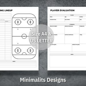 Ice Hockey Coaching Sheet, Ice Hockey Practice Plan, Ice Hockey Game ...