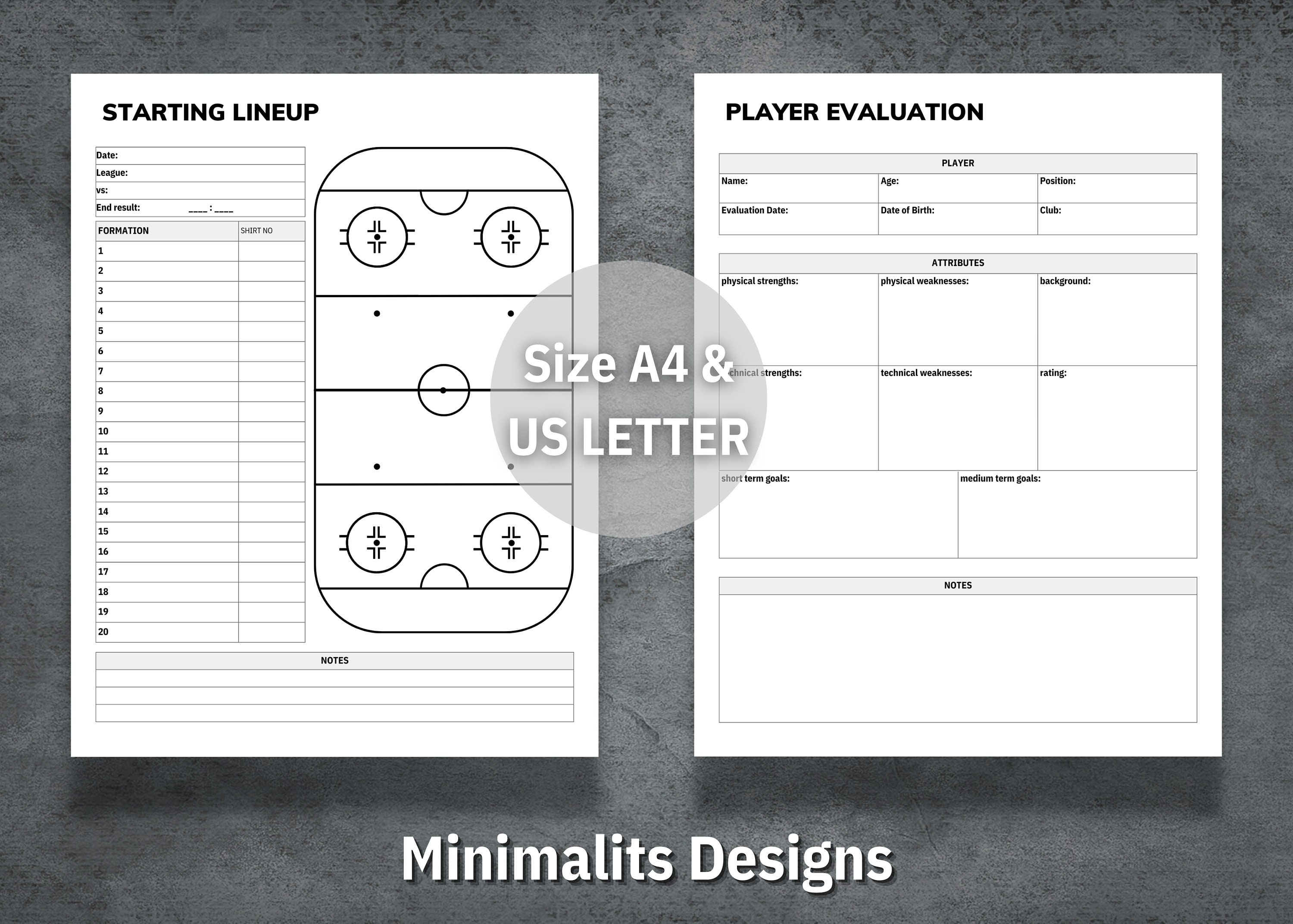 Ice Hockey Coaching Sheet, Ice Hockey Practice Plan, Ice Hockey Game ...