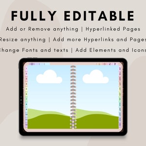 Digital Planner Template, Canva Planner Template, Editable Digital ...