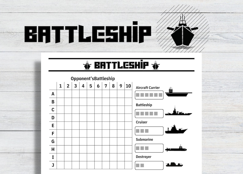 Battleship Game, Battleship Board Game, Battleship Paper Game, Road ...