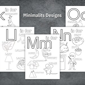 Alphabet Coloring Pages, Printable Alphabet, ABC Coloring Pages ...