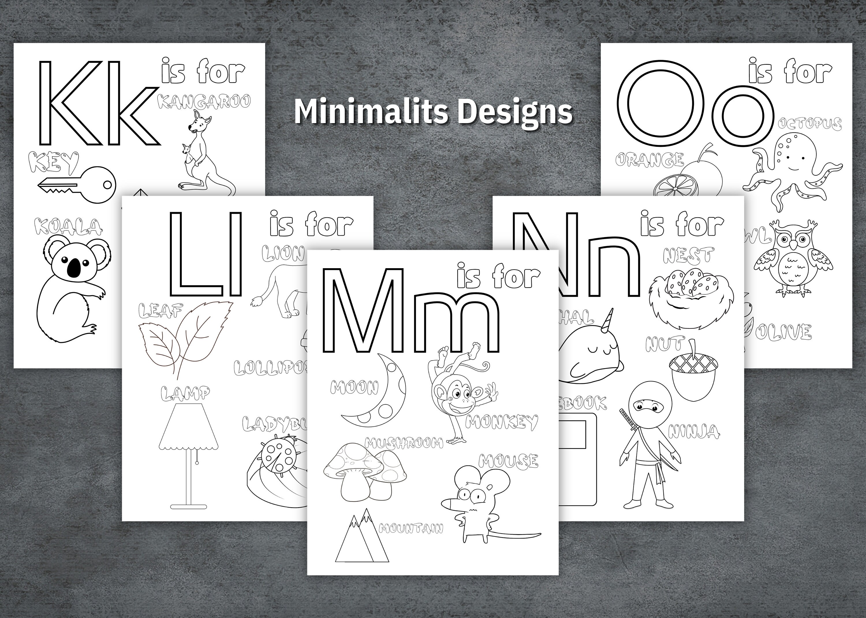 Alphabet Coloring Pages, Printable Alphabet, ABC Coloring Pages ...