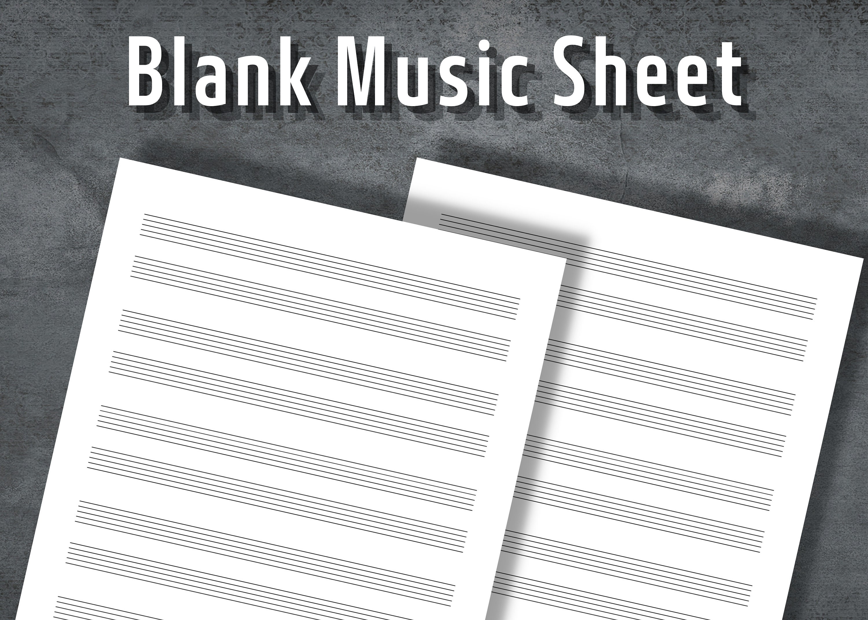 Blank Music Sheet, Music Sheet, Blank Music Paper, Blank Sheet Music ...