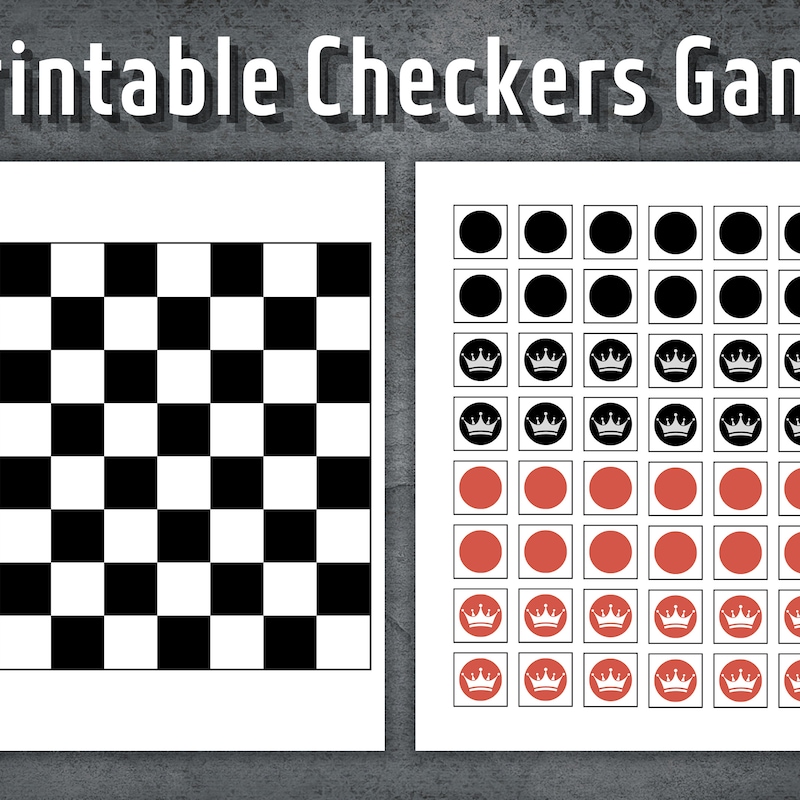 Checker Board - Etsy