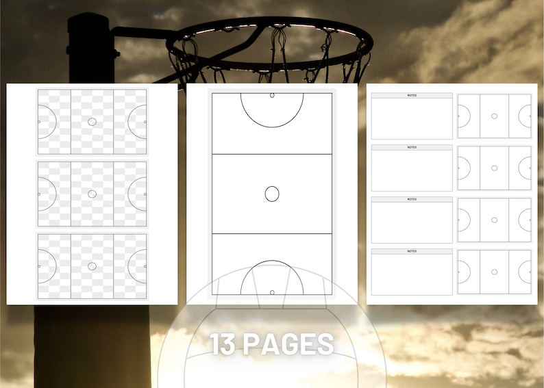 Netball Coaching Template, Netball Practice Plan, Netball Game Day ...