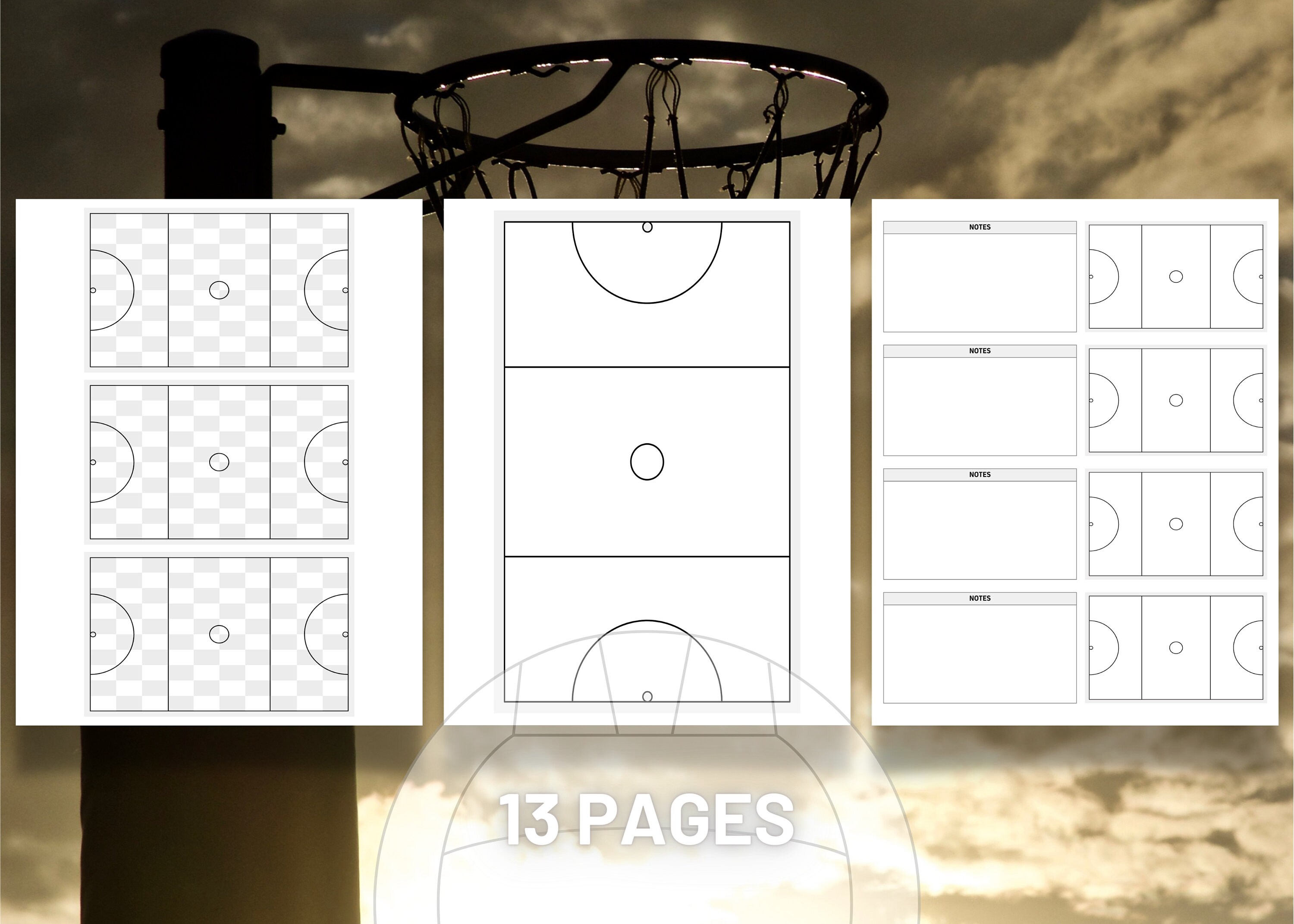 Netball Coaching Template, Netball Practice Plan, Netball Game Day ...