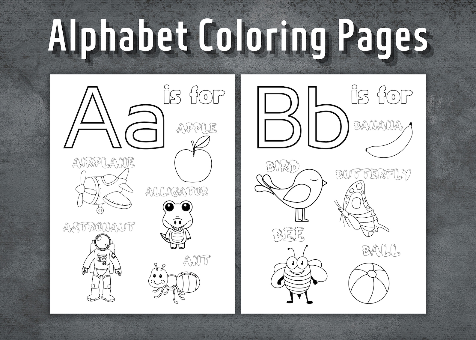Alphabet Coloring Pages, Printable Alphabet, ABC Coloring Pages ...