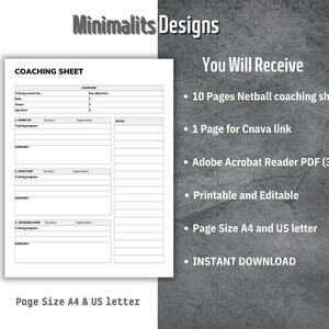Netball Coaching Sheet, Netball Practice Plan, Netball Game Day ...