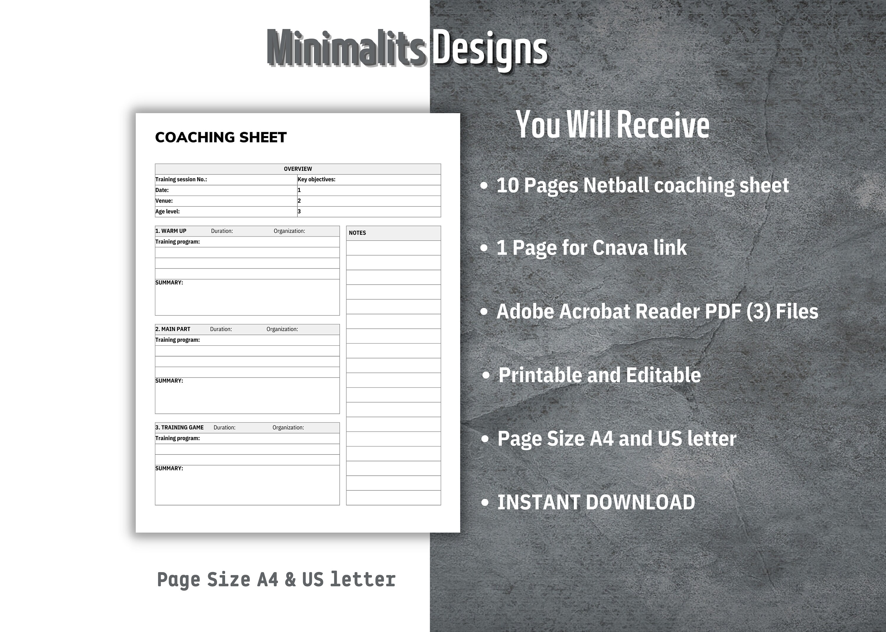 Netball Coaching Sheet, Netball Practice Plan, Netball Game Day ...