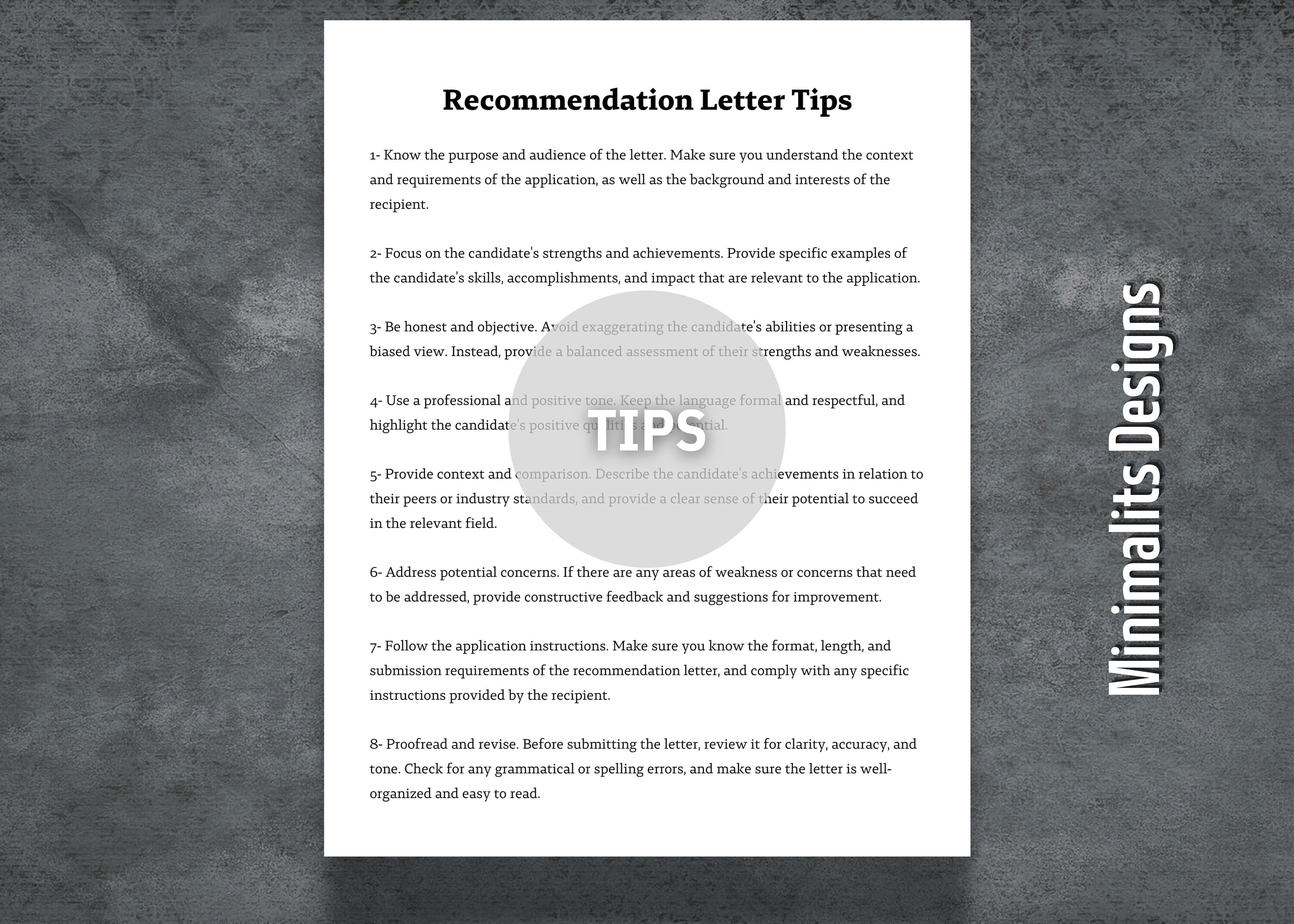 Recommendation Letter, Supporting Letter, Professional Recommendation ...