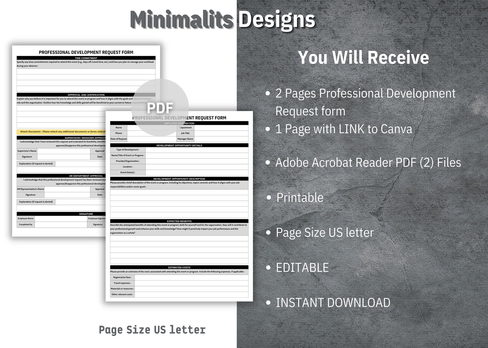 Professional Development Request Form, Printable Continuing Education ...