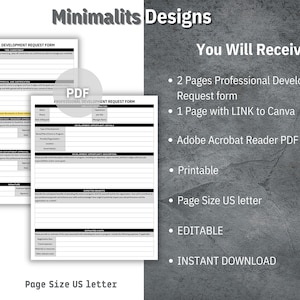 Professional Development Request Form, Printable Continuing Education ...