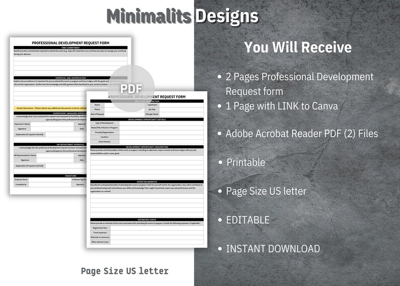 Professional Development Request Form, Printable Continuing Education ...