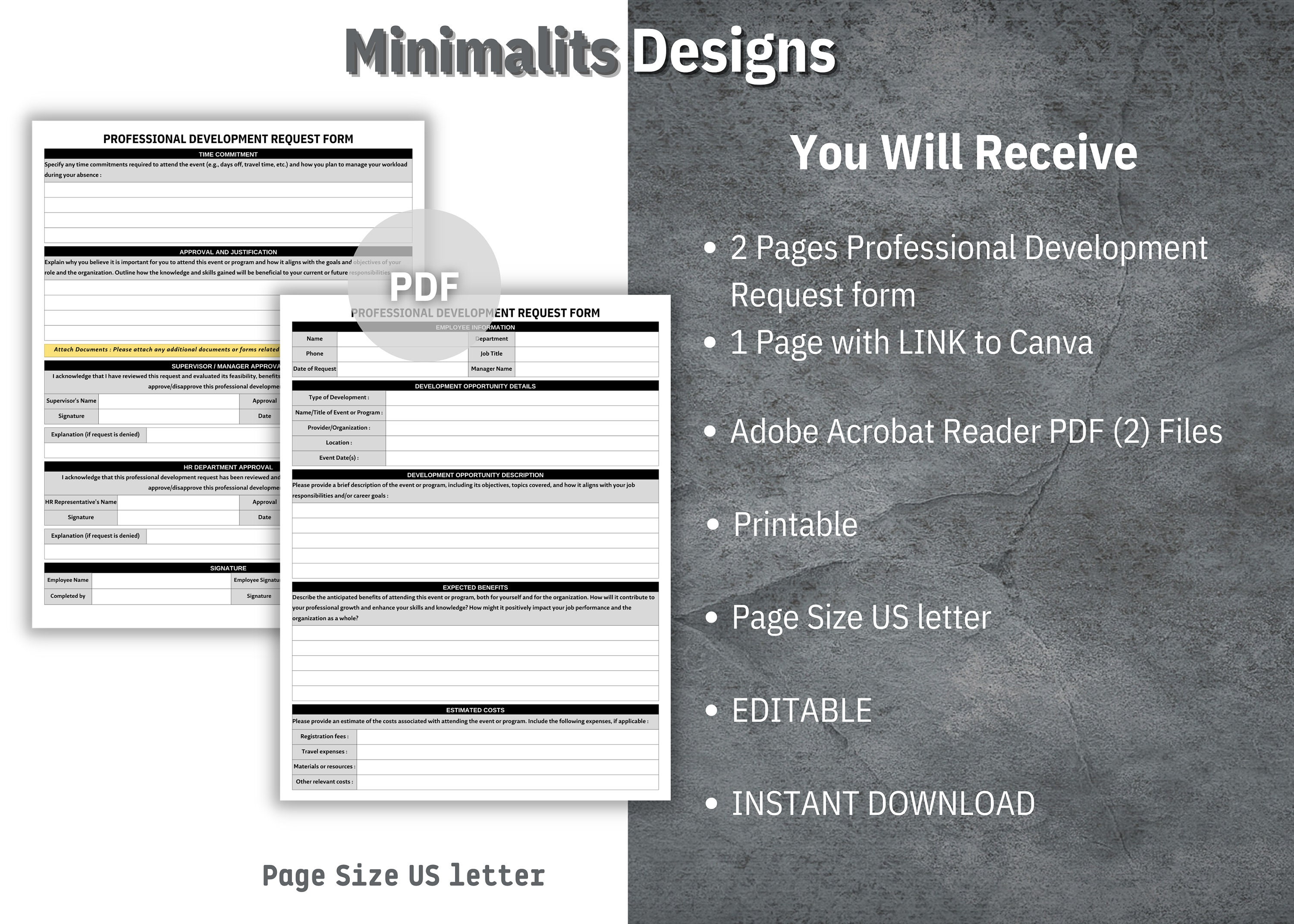 Professional Development Request Form, Printable Continuing Education ...