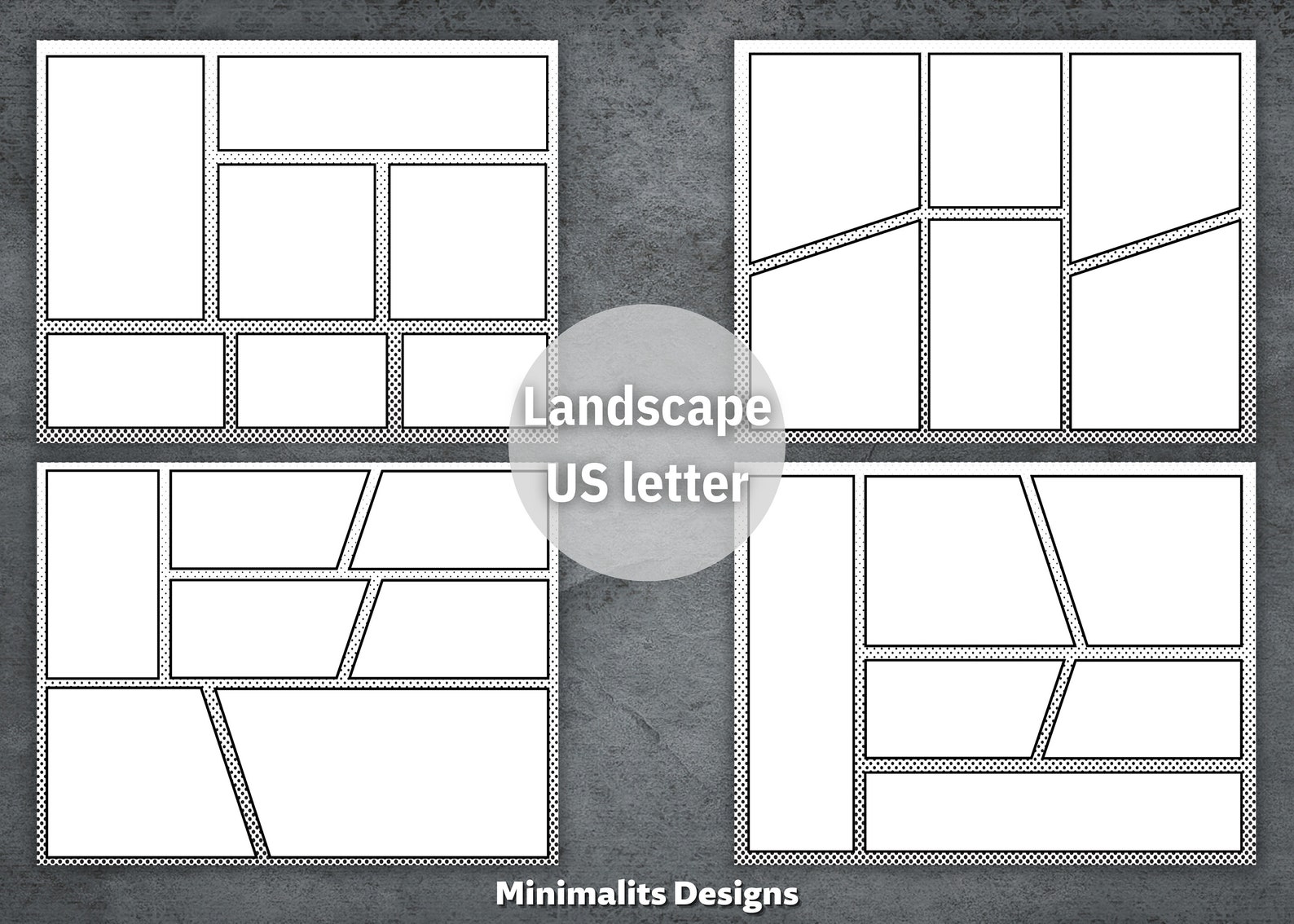 Blank Comic Template, Blank Comic Book, Printable Storyboard, Comic ...