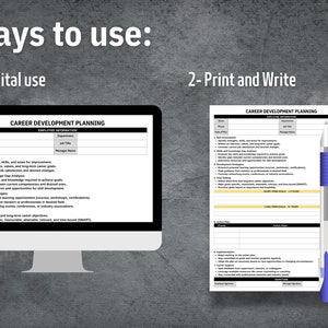 Career Development Planning, Printable Developing Employees, HR ...