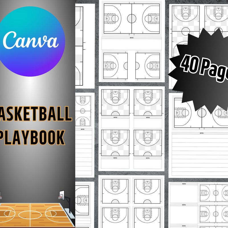 Book Basketball Empty Playbook - Etsy New Zealand