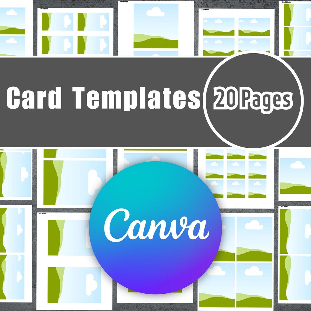 Drag and Drop Card Templates, Business Card, Printable Flashcard ...