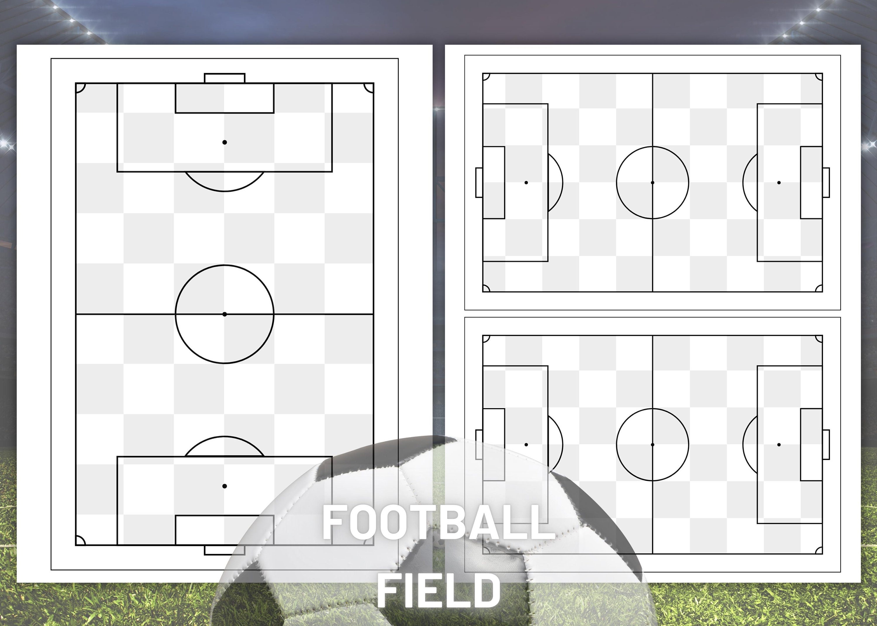 Football Coaching Template, Soccer Practice Plan, Football Game Day ...