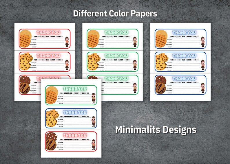 Girl Scout Cookie Receipts, Girl Scout Cookie Sales, Girl Scout Cookie ...
